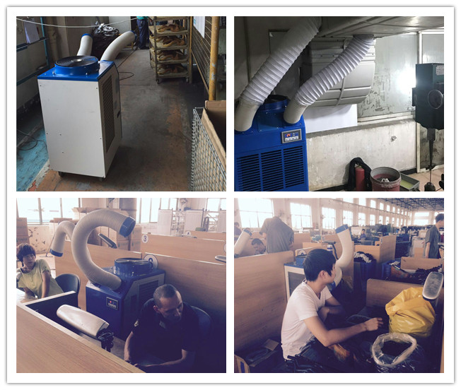 Professional Spot Cooling Units Refreshing Factories / Workshops 5500W ...